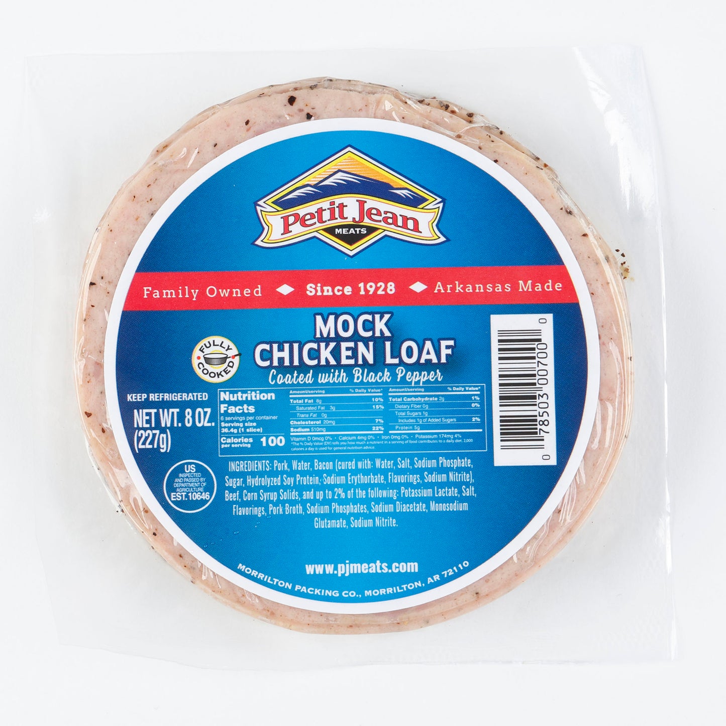 Mock Chicken Loaf/Peppered Loaf - 8oz -6 packages (Limited Time Offer ...
